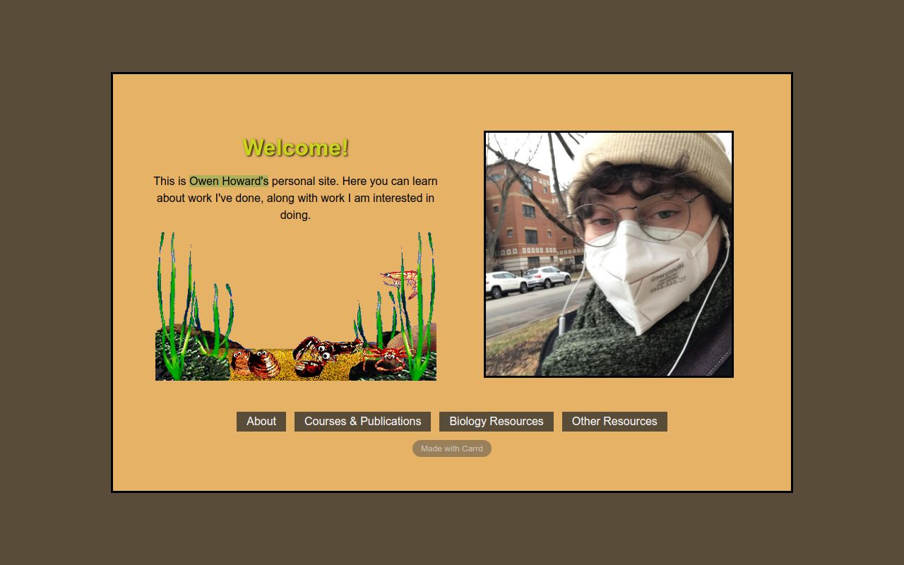 Owen Howard's Biology Page